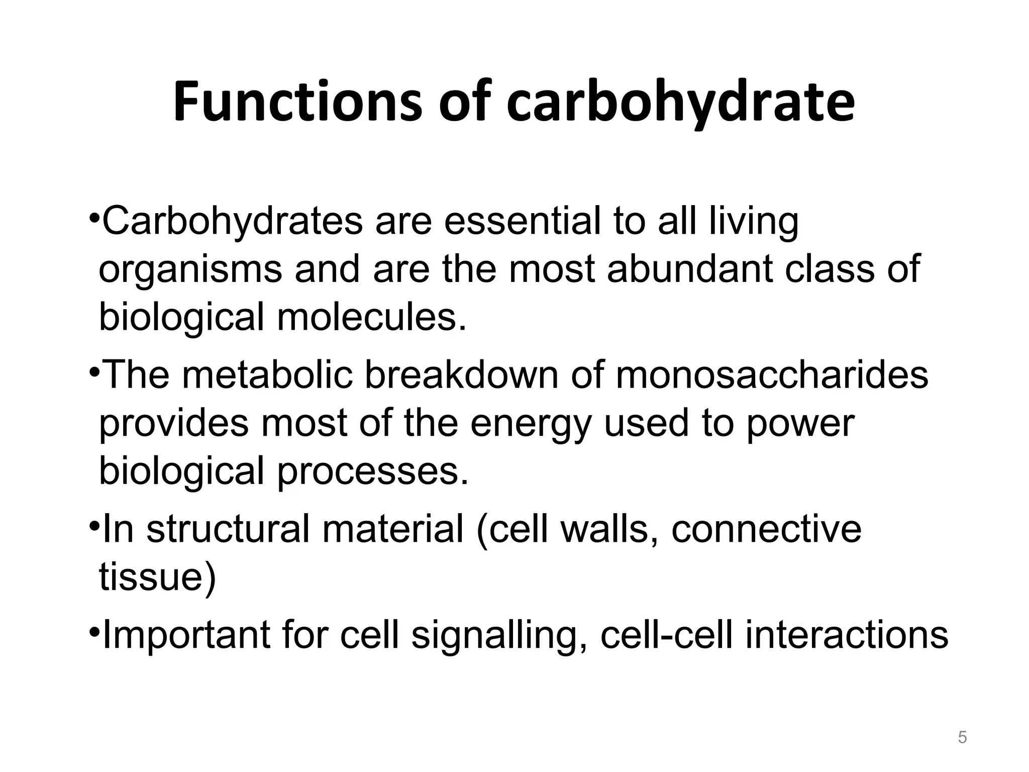 Section ii a biochemistry carbohydrate | PPT