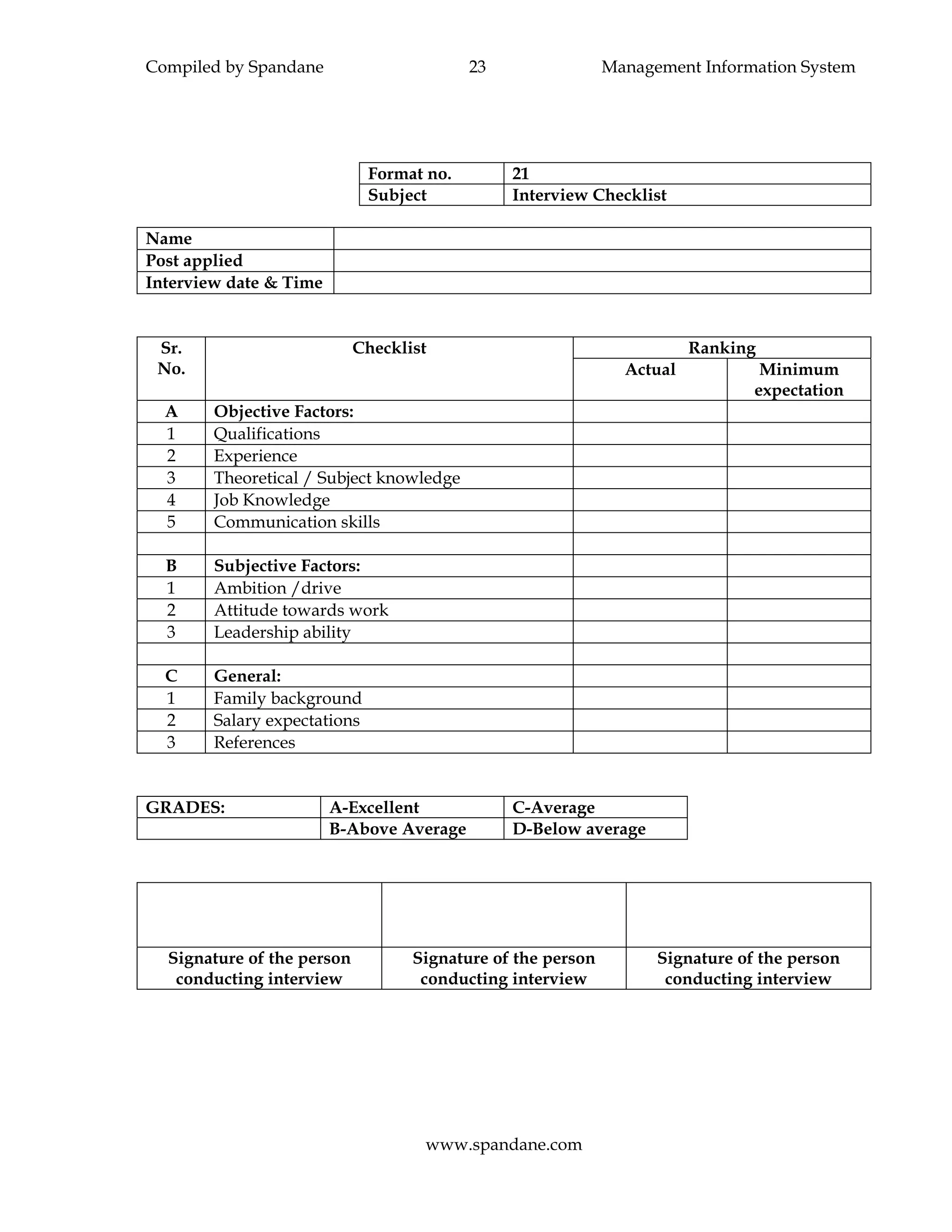 Section iii mis - formats | PDF