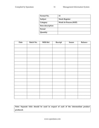 Section iii mis - formats | PDF