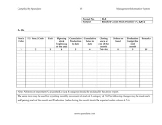 Section iii mis - formats | PDF