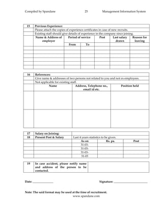 Section iii mis - formats | PDF