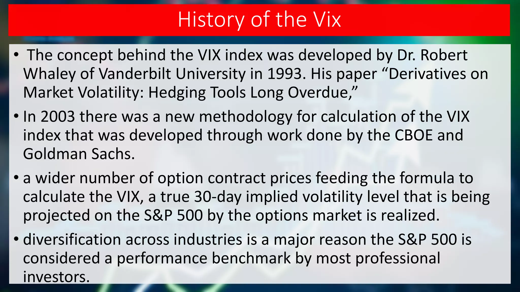 SECTION IV - CHAPTER 30 - VIX Index | PDF