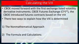 SECTION IV - CHAPTER 30 - VIX Index | PDF