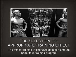 Section of appropriate training | PPTX