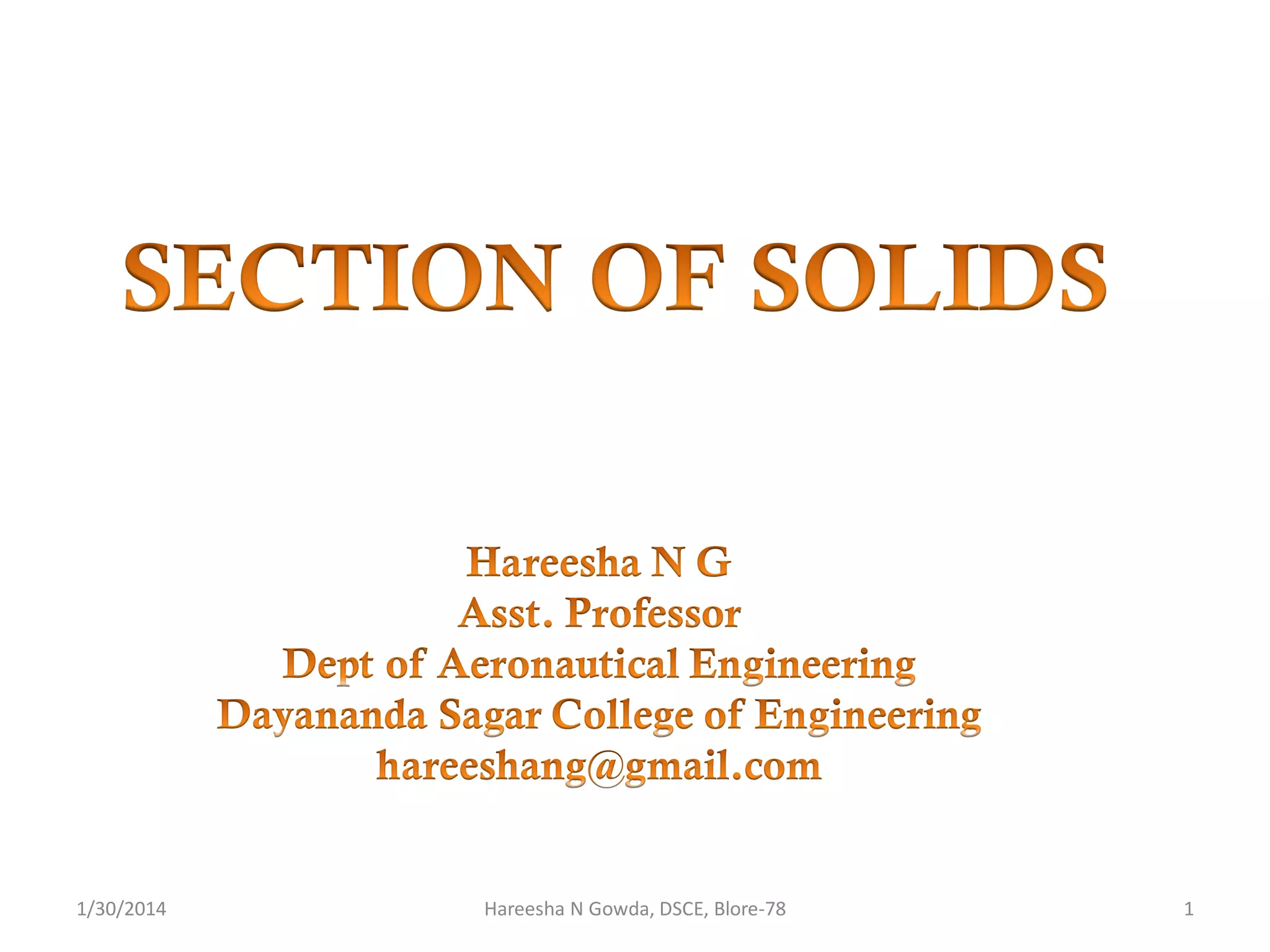 Section Of Solids Pdf Geography Science