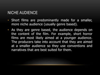 Section one – conventions of short films | PPT