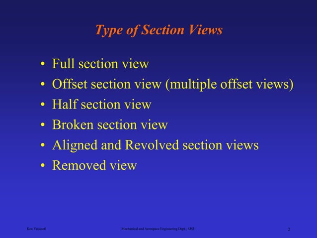 Types of Section Views - Section View-Section PPb.ppt