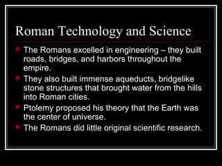 Roman Achievement | PPT