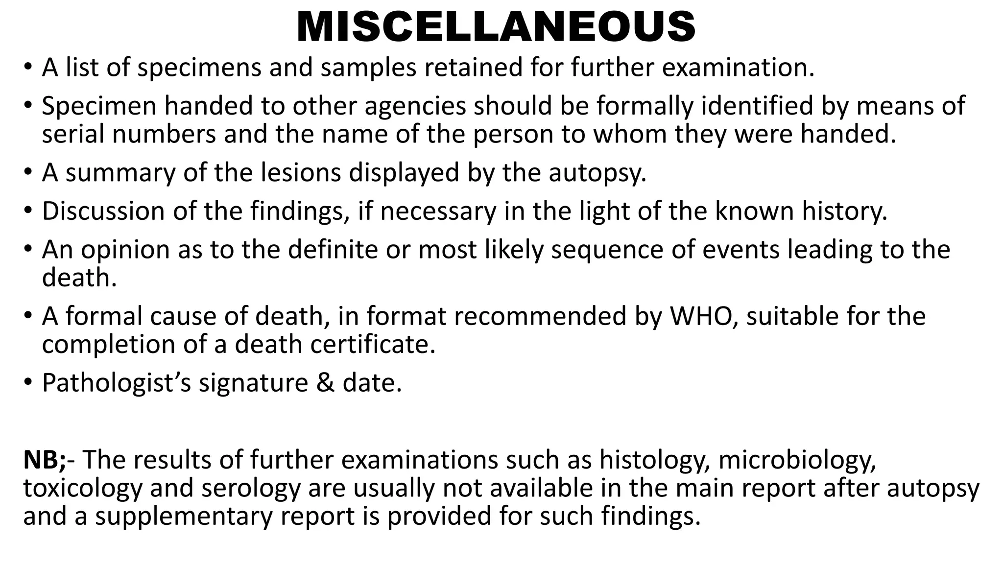 SECTIONS OF A FULL AUTOPSY REPORT.pptx