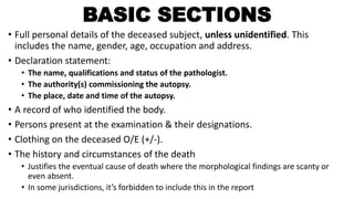 SECTIONS OF A FULL AUTOPSY REPORT.pptx