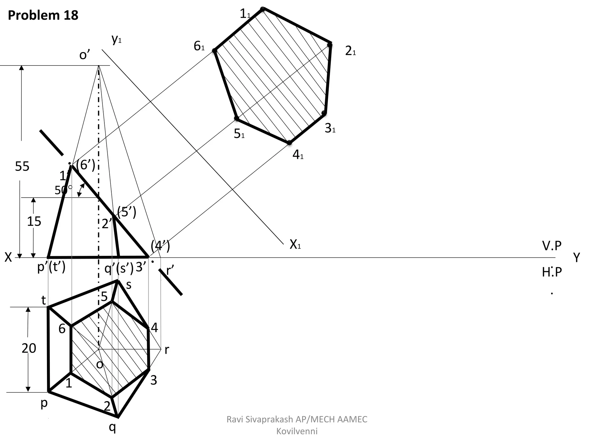sections of solids engineering graphics unit iv | PDF | 3-D Graphics | Computer Software and ...