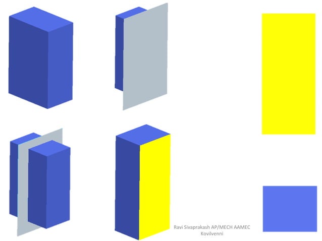 sections of solids engineering graphics unit iv | PDF | 3-D Graphics | Computer Software and ...