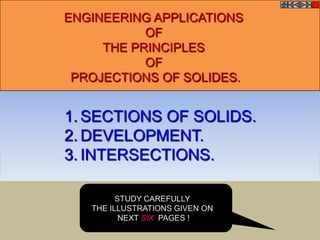 Sections of solids & development of surface | PPT