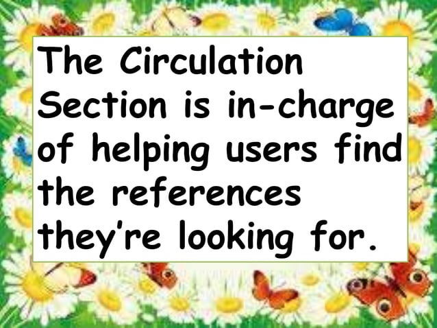 Sections of the library | PPTX | Technology & Computing