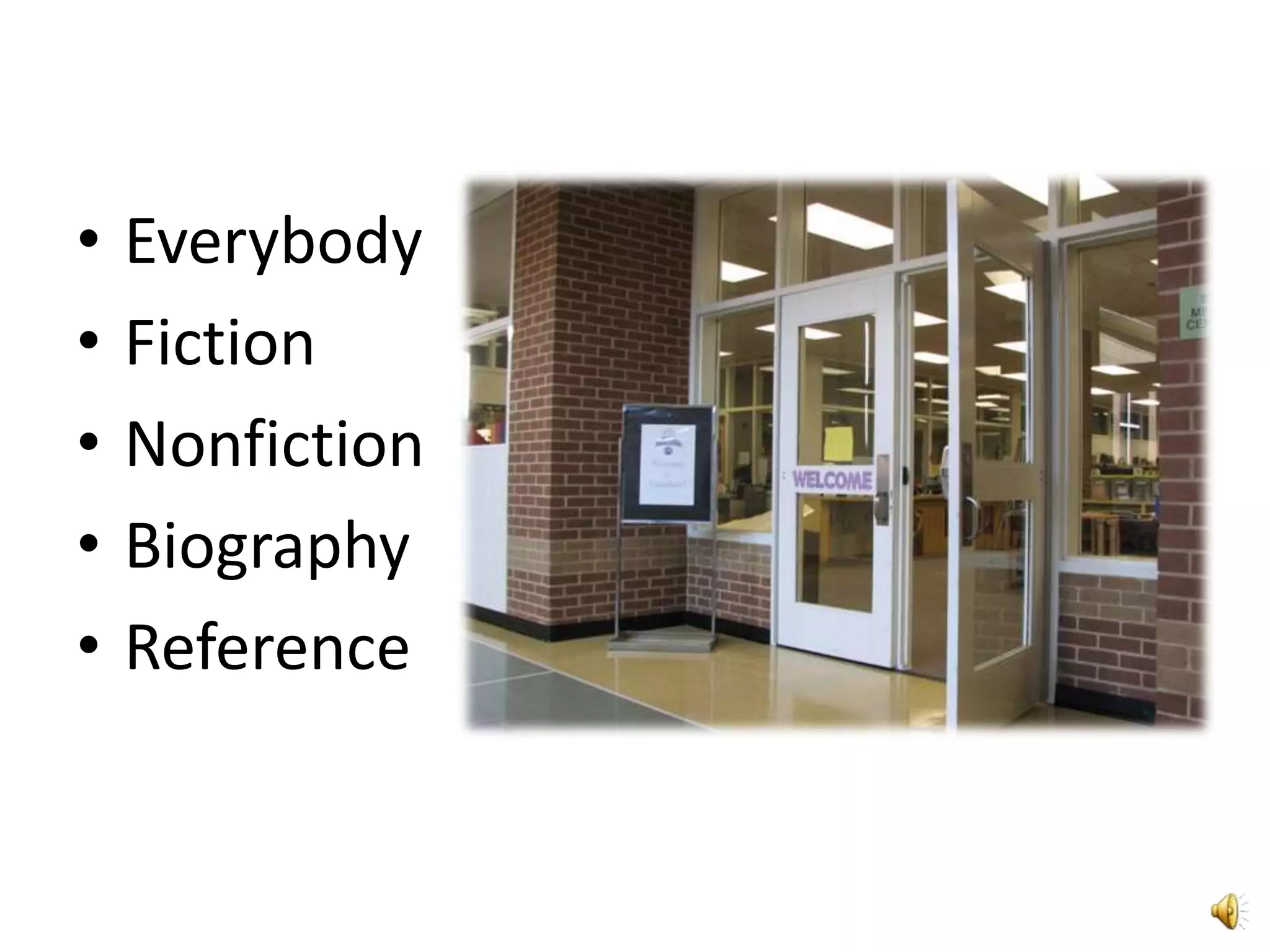 Sections of the library2 | PPTX