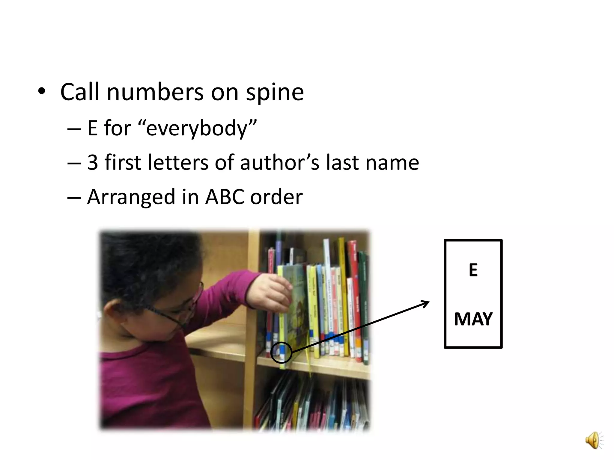 Sections of the library2 | PPTX