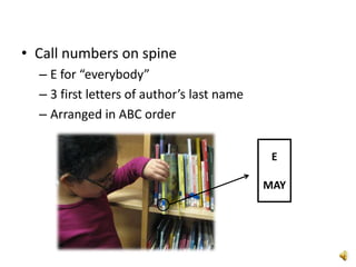 Sections of the library2 | PPTX