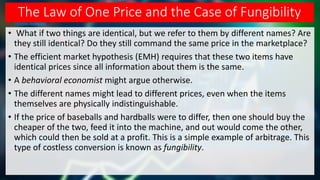 SECTION V - CHAPTER 33 - Noise Traders & Law of One Price | PDF