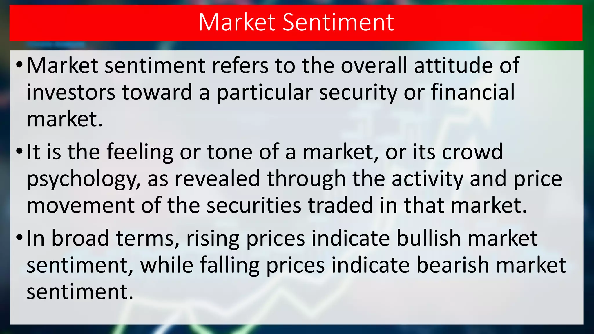 SECTION V - CHAPTER 36 - Market Sentiment & Technical Analysis | PDF
