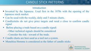 Classical Methods - Chapter 26 - Part I - Japanese Candle Stick Pattern ...