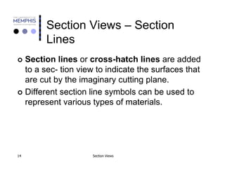 Engineering drawing: How to Section view | PDF