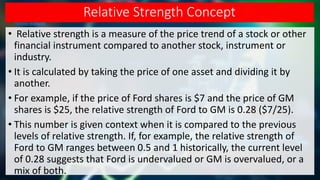 SECTION VII - CHAPTER 44 - Relative Strength Concept | PDF
