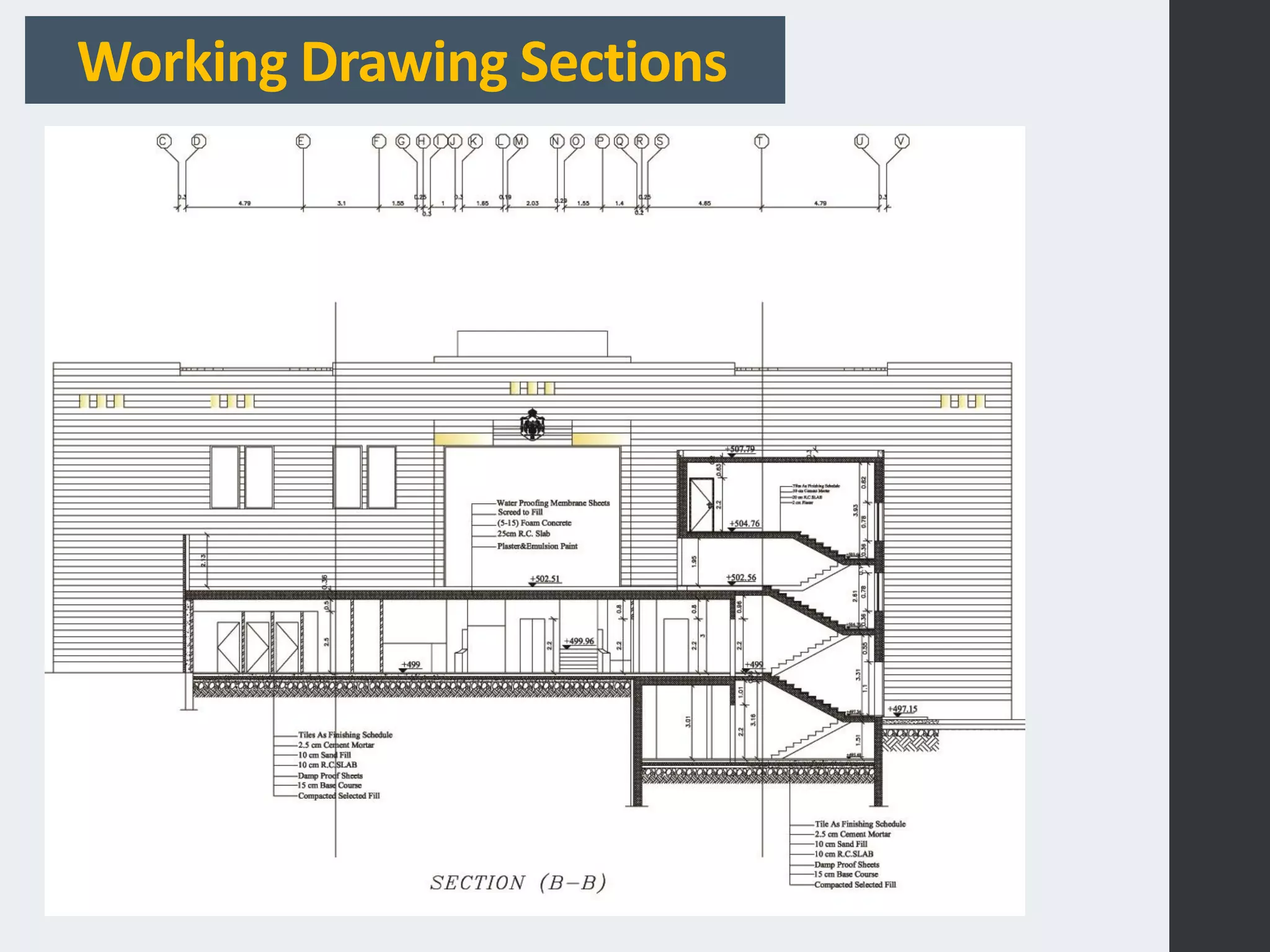 Section Working Drawing | PDF