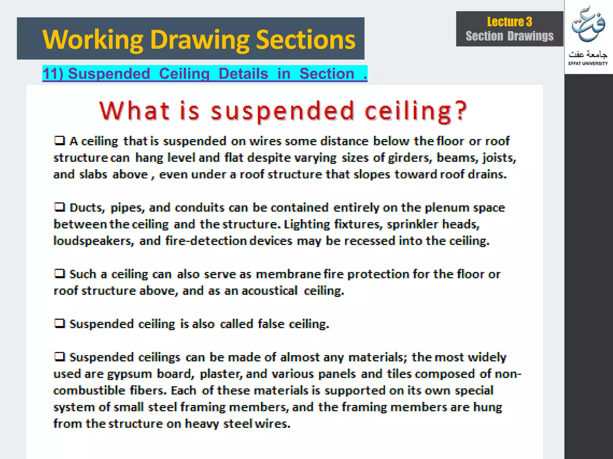Section Working Drawing | PDF