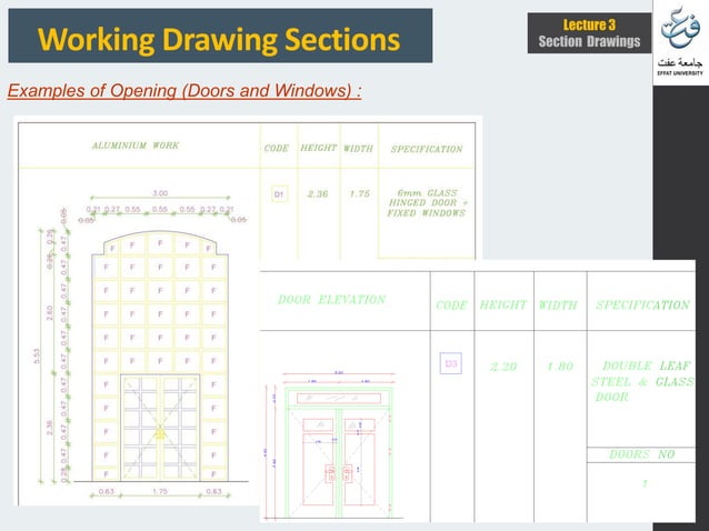 Section Working Drawing | PDF