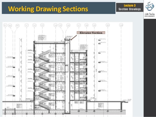 Section Working Drawing
