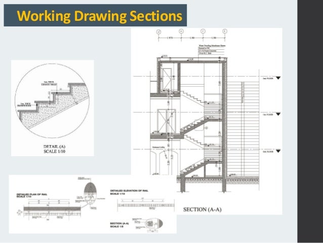 Section Working Drawing