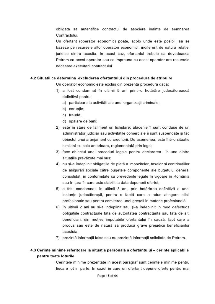 Manual utilizare: Ofertant - E-licitatie