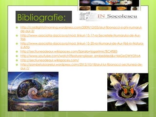 Sectiunea de aur | PPTX