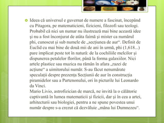 Sectiunea de aur | PPTX