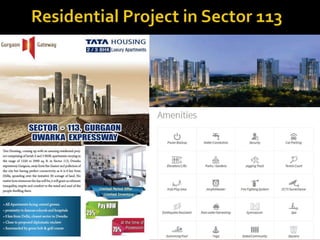 Tata Sector 113 gurgaon | PPTX