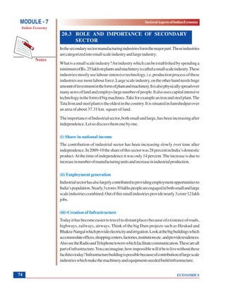 Sectoral aspects of indian economy | PDF