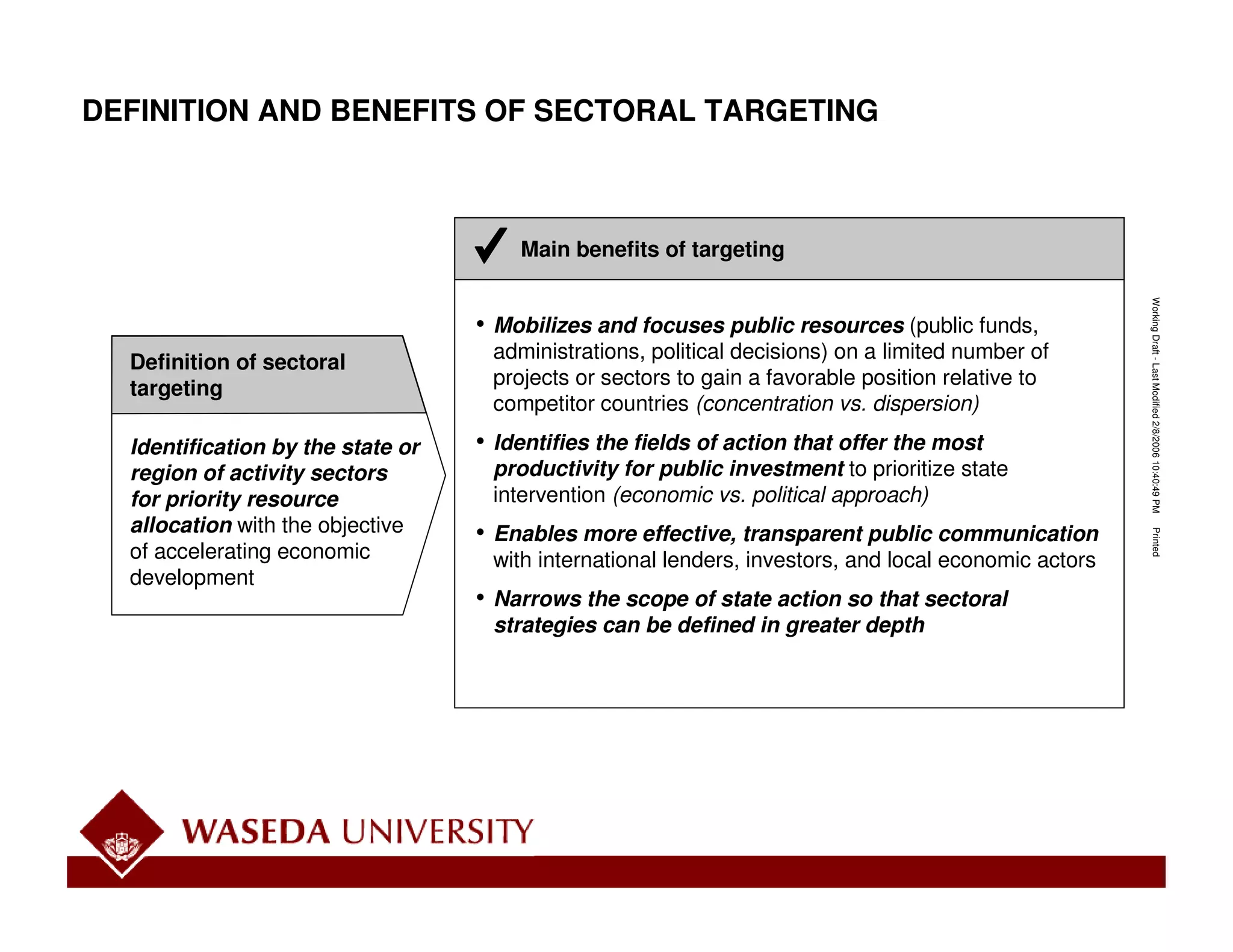 Sectoral Economic Development Strategy | PDF