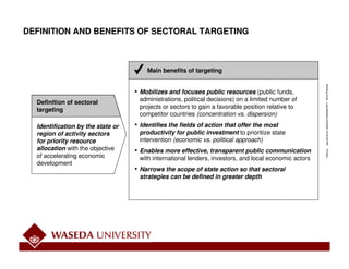 Sectoral Economic Development Strategy | PDF