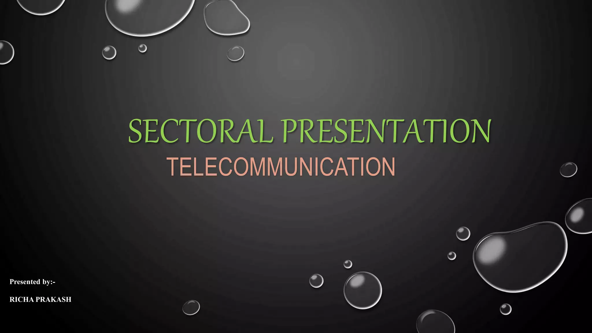 Sectoral presentation | PPTX | Internet | Computing