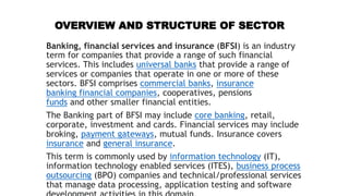 ANALYSIS OF BFSI SECTOR | PPTX