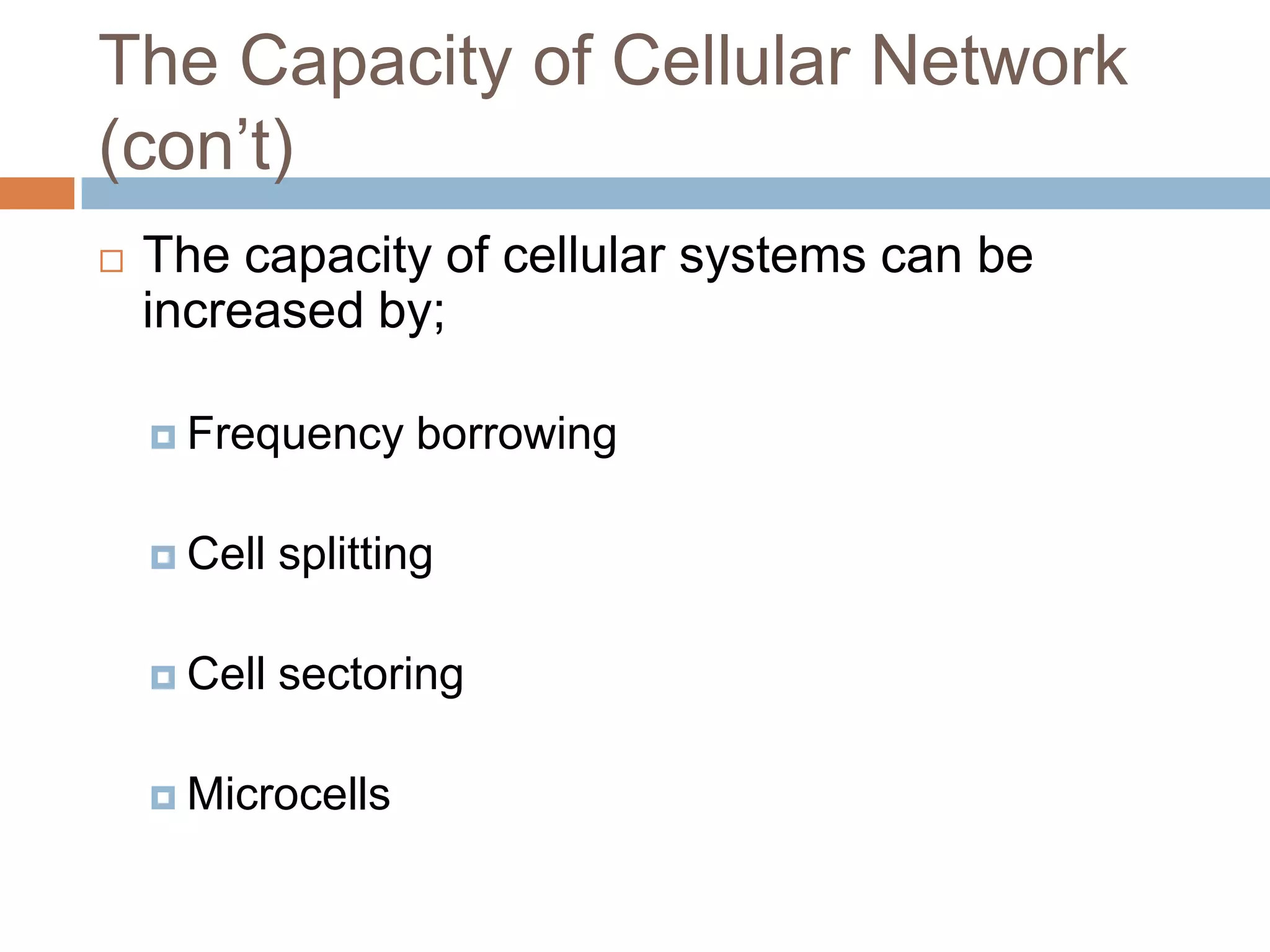 Concepts of & cell sectoring and micro cell | PPSX