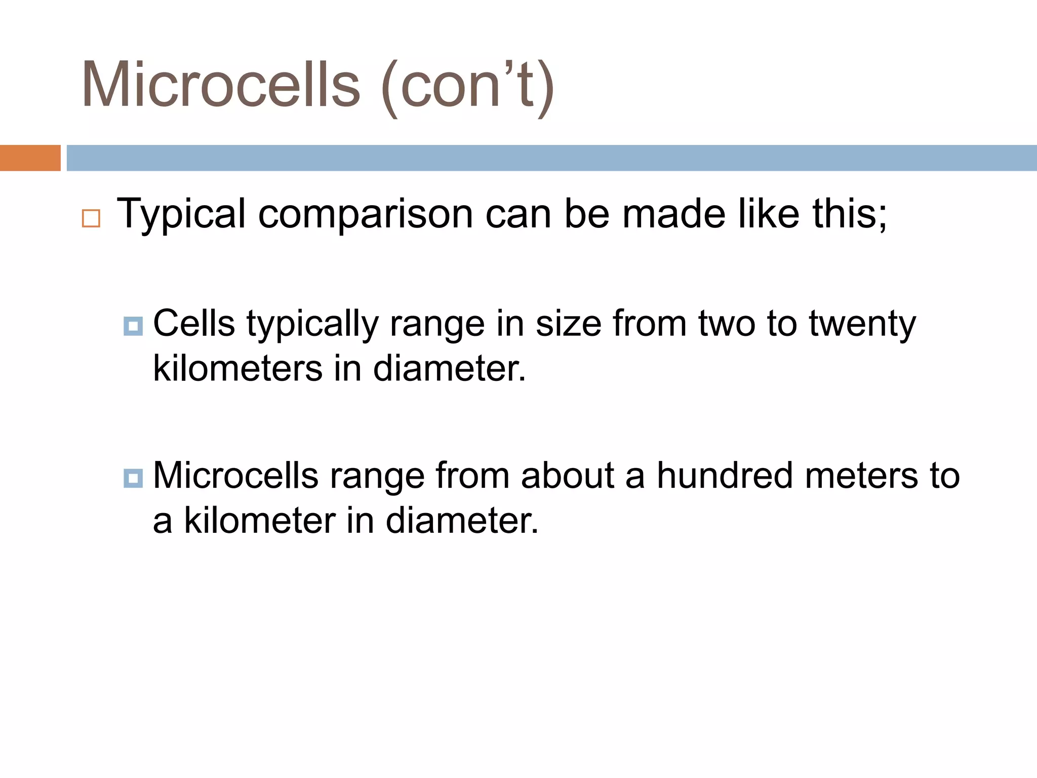 Concepts of & cell sectoring and micro cell | PPSX