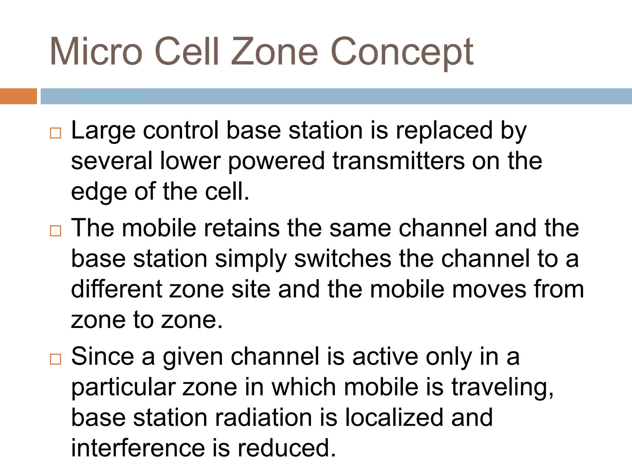 Concepts of & cell sectoring and micro cell | PPSX