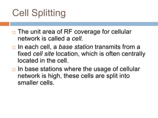 Concepts of & cell sectoring and micro cell | PPSX