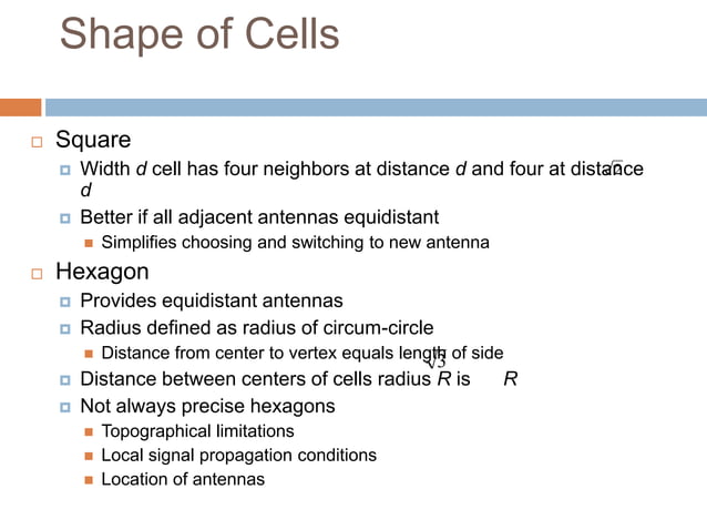 Concepts of & cell sectoring and micro cell | PPSX