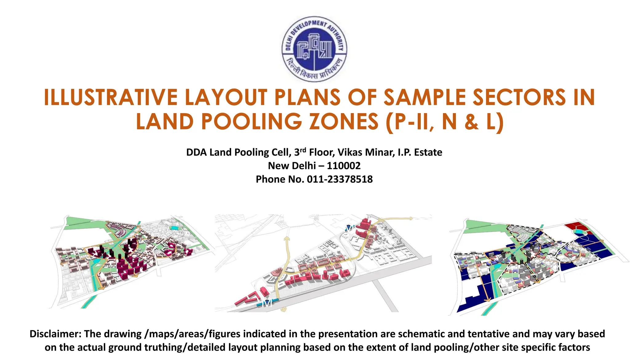 Layout Plans of Sample Sectors in Delhi | PDF
