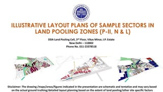 Layout Plans of Sample Sectors in Delhi | PDF