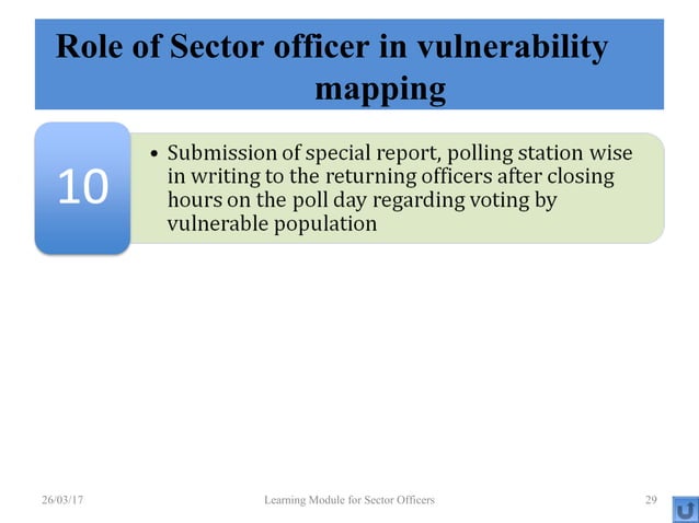 Sector officer zonal magistrates election training | PPT | Elections ...