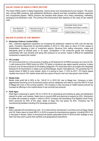 Equity Research Report on FMCG sector | PDF