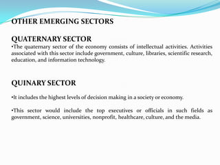 Sectors of economy | PPT